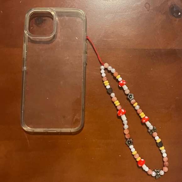 Urban Outfitters | Cell Phones & Accessories | Clear Phone Case W An ...
